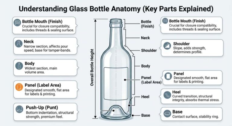 How to Measure Glass Bottle Dimensions - Smilebottles