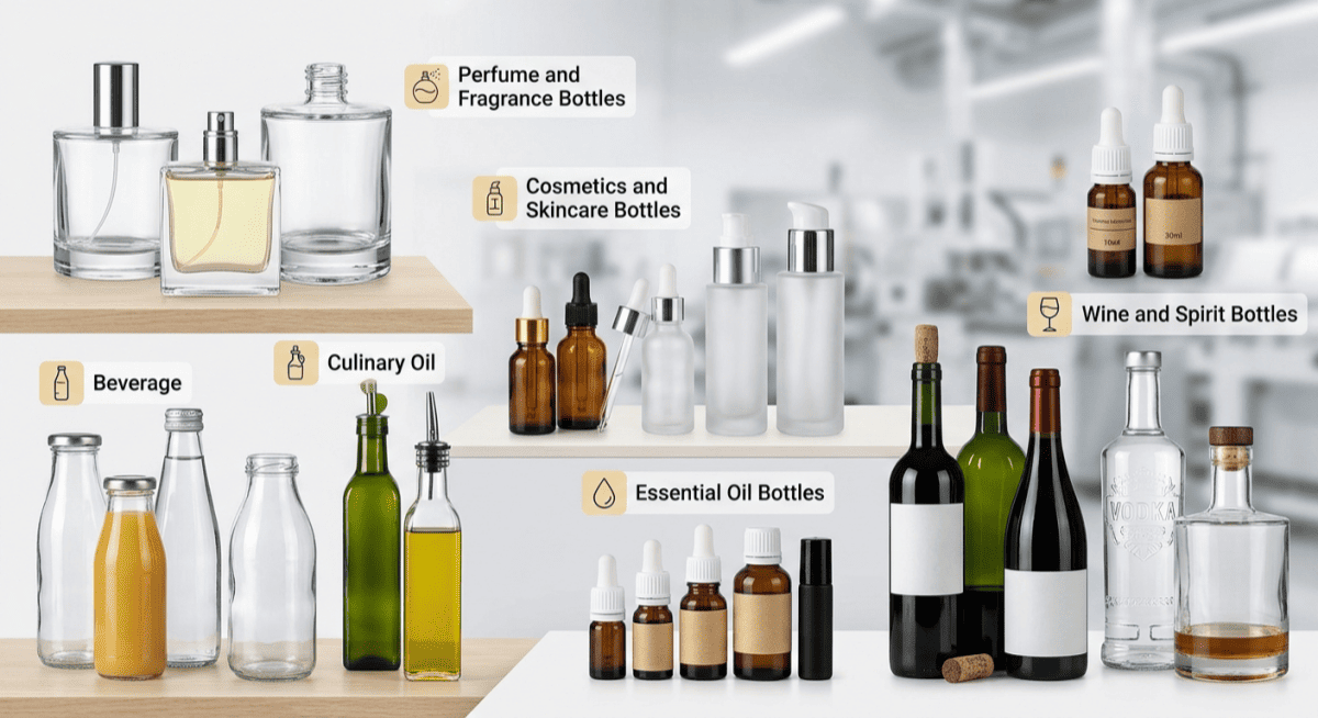 Types of Glass Bottles and Glass Jars - Smilebottles